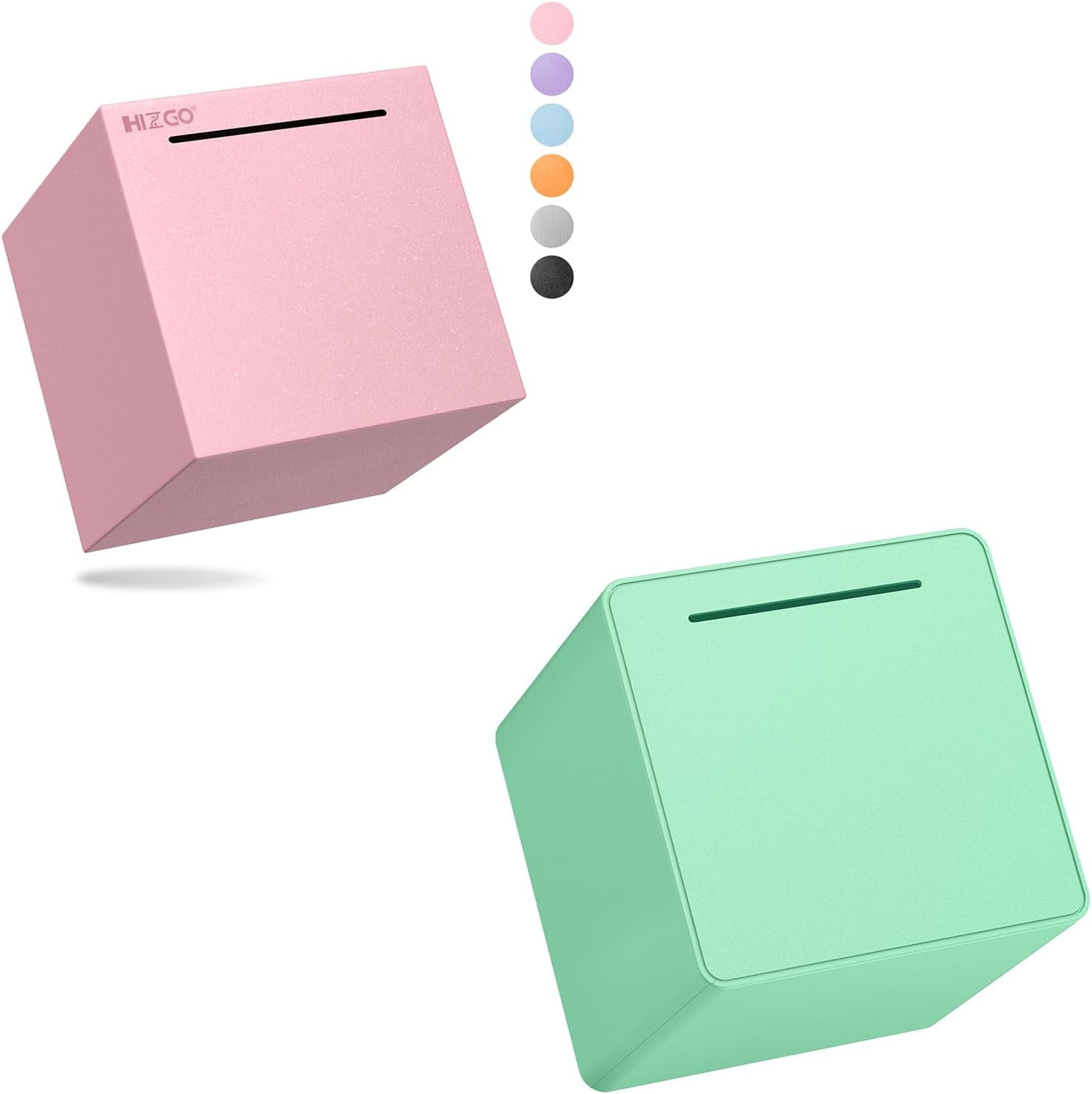 2 Pcs hizgo Adult Piggy Bank- Piggy Bank for Adults Must Break to Open ...