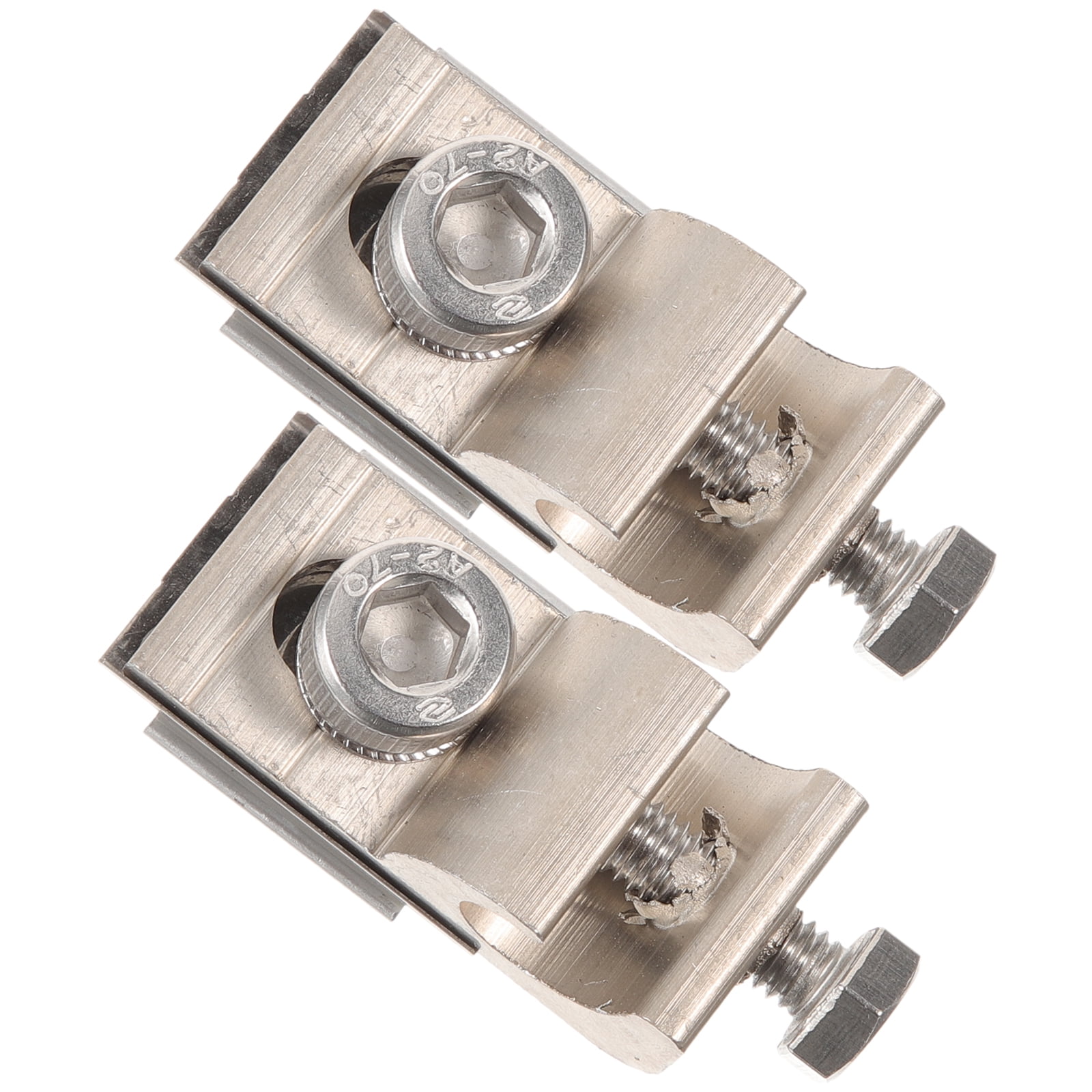 2 Pcs with Clamping Block Grounding Ear Solar Panel Grounding Lug Small ...