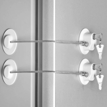 4 Pcs Kids Security Refrigerator Locks - Protective Self Adhesive ...