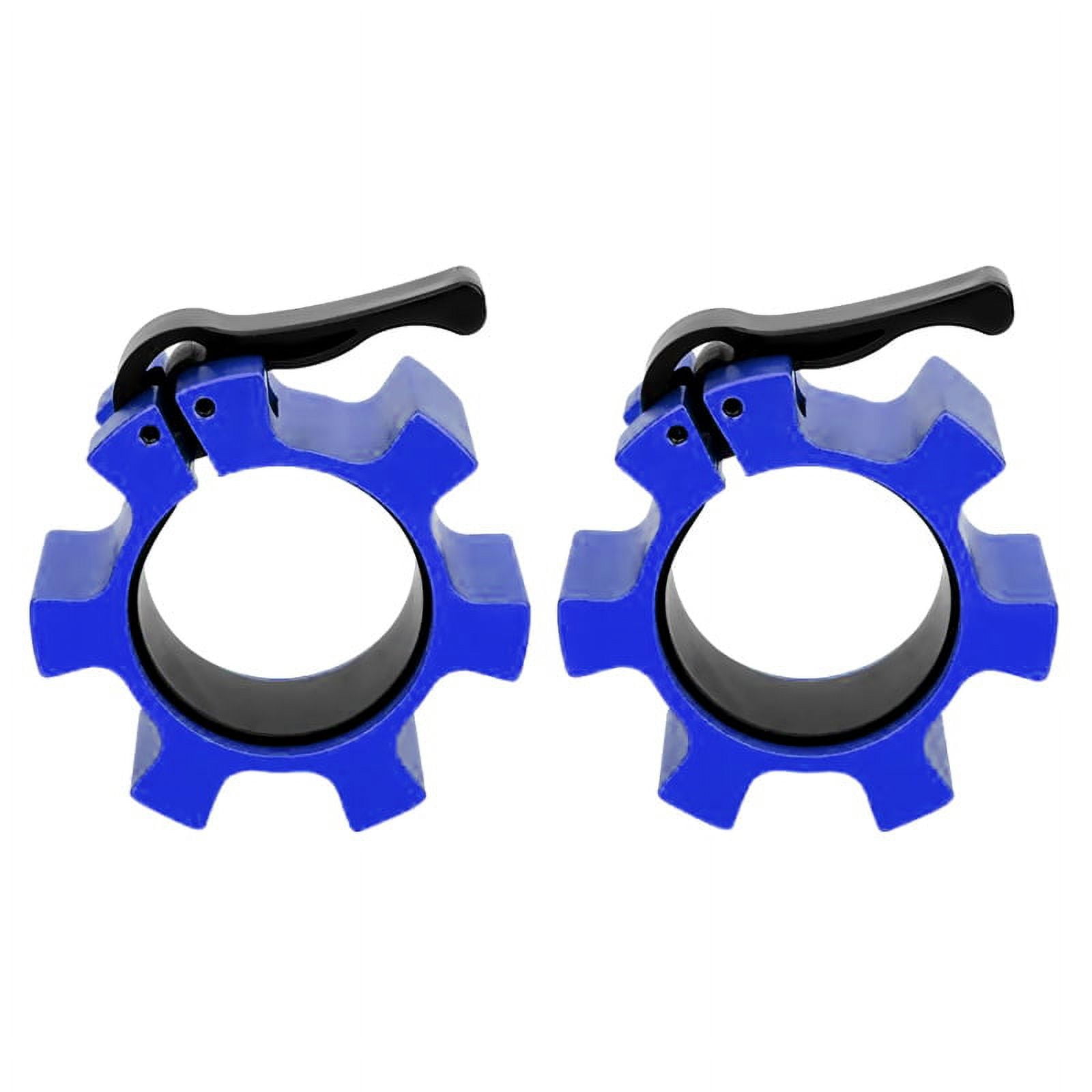 2 Peices 2" Barbell Collar Lock Clips Weight Lifting Bar Buckle Clamp ...