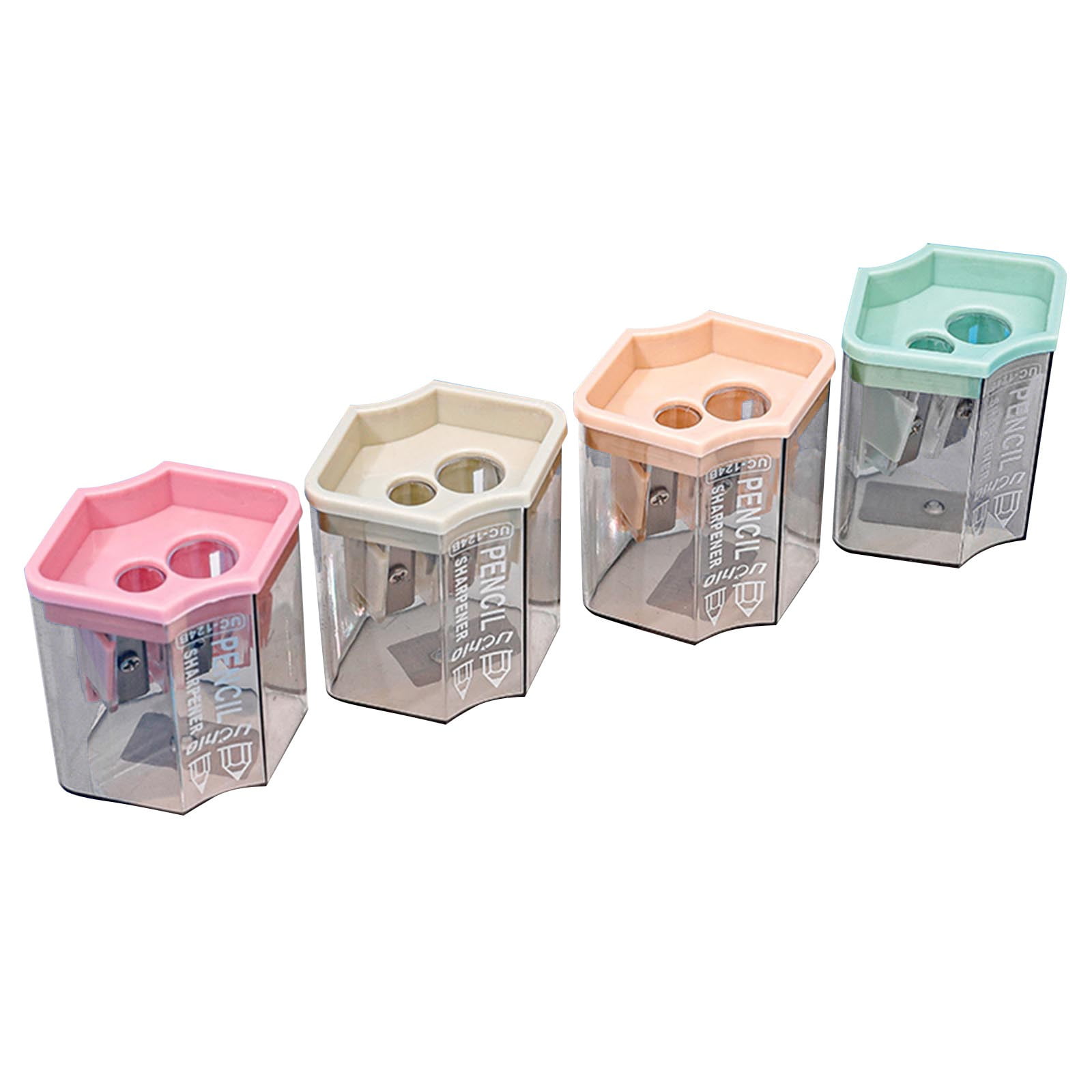 Under $2 Pencil Sharpener, Green Pencil Sharpener Dual Hole, Dual-Hole ...
