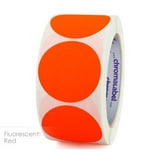 2" Permanent Color-Code Round Dot Inventory Labels: 500/Roll - Walmart.com