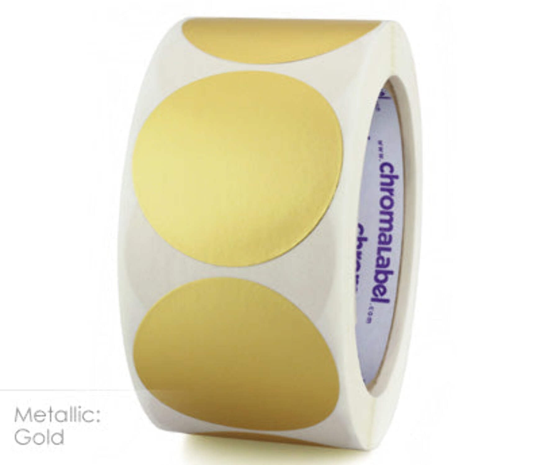 2" Permanent Color-Code Round Dot Inventory Labels: 500/Roll - Walmart.com