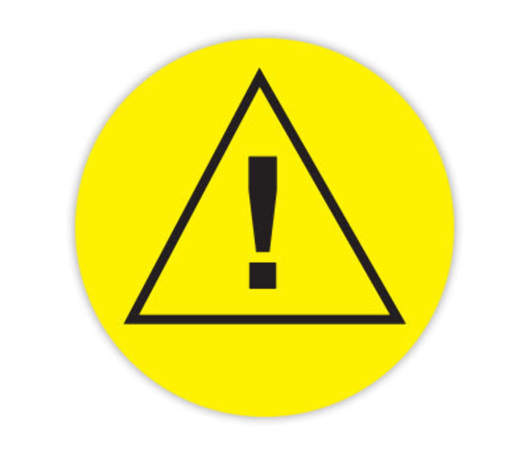 2" Permanent Universal Warning Labels - Walmart.com