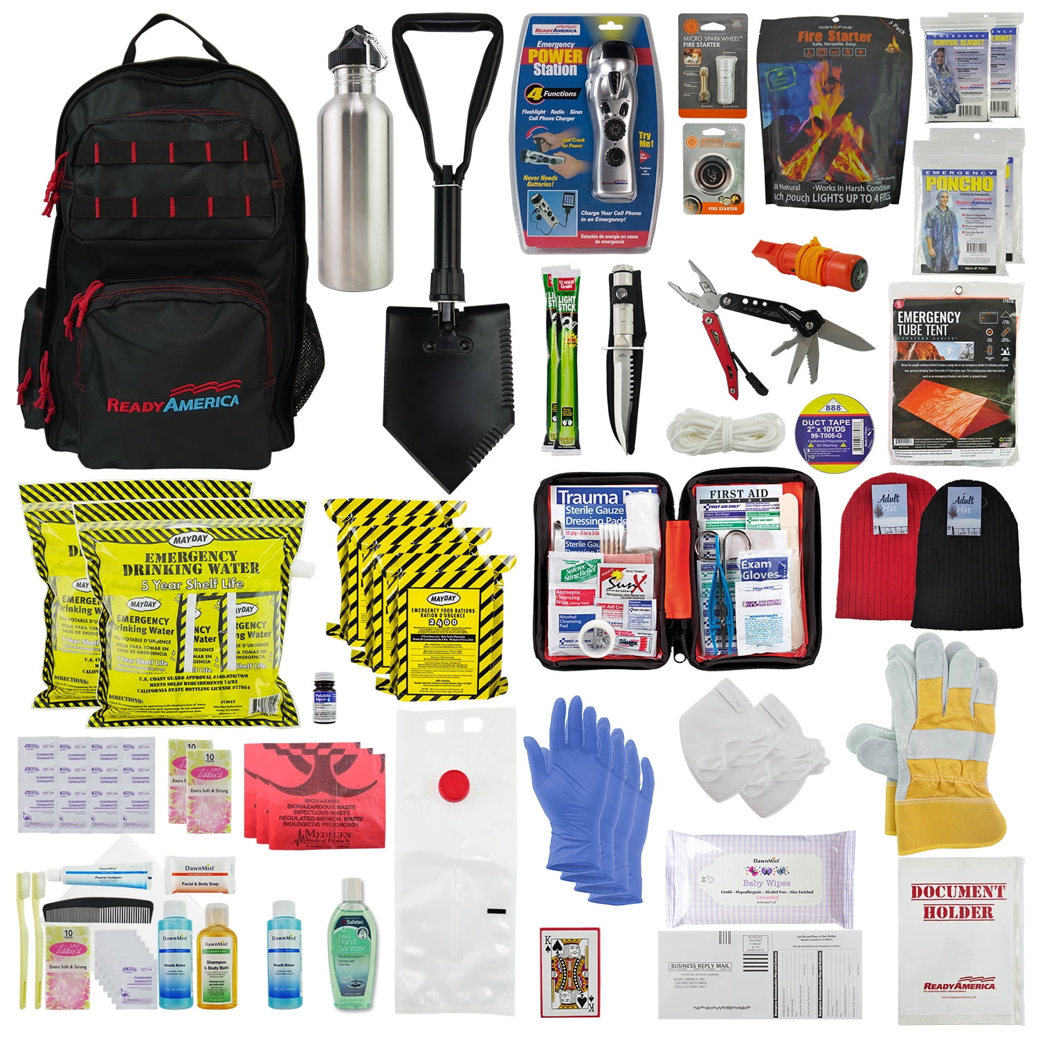 2 Person 3 Day Elite Emergency Backpack - Walmart.com