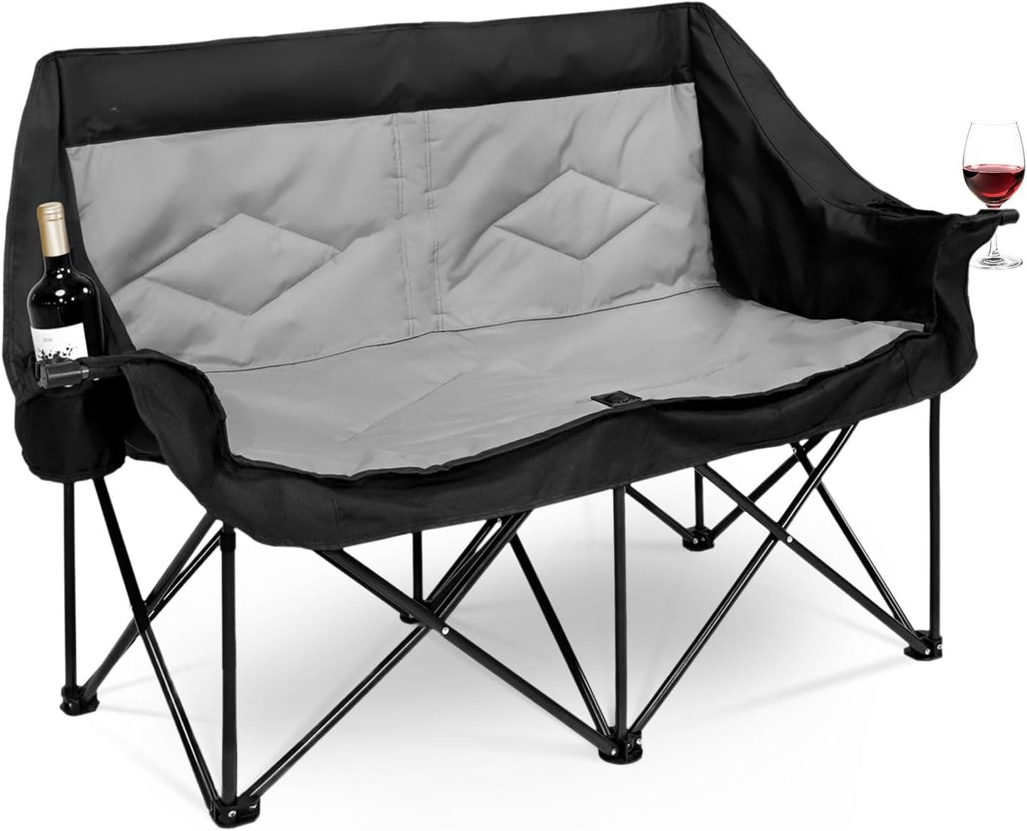2 Person Camping Chair Oversized Loveseat Camping Chair Double Camping ...
