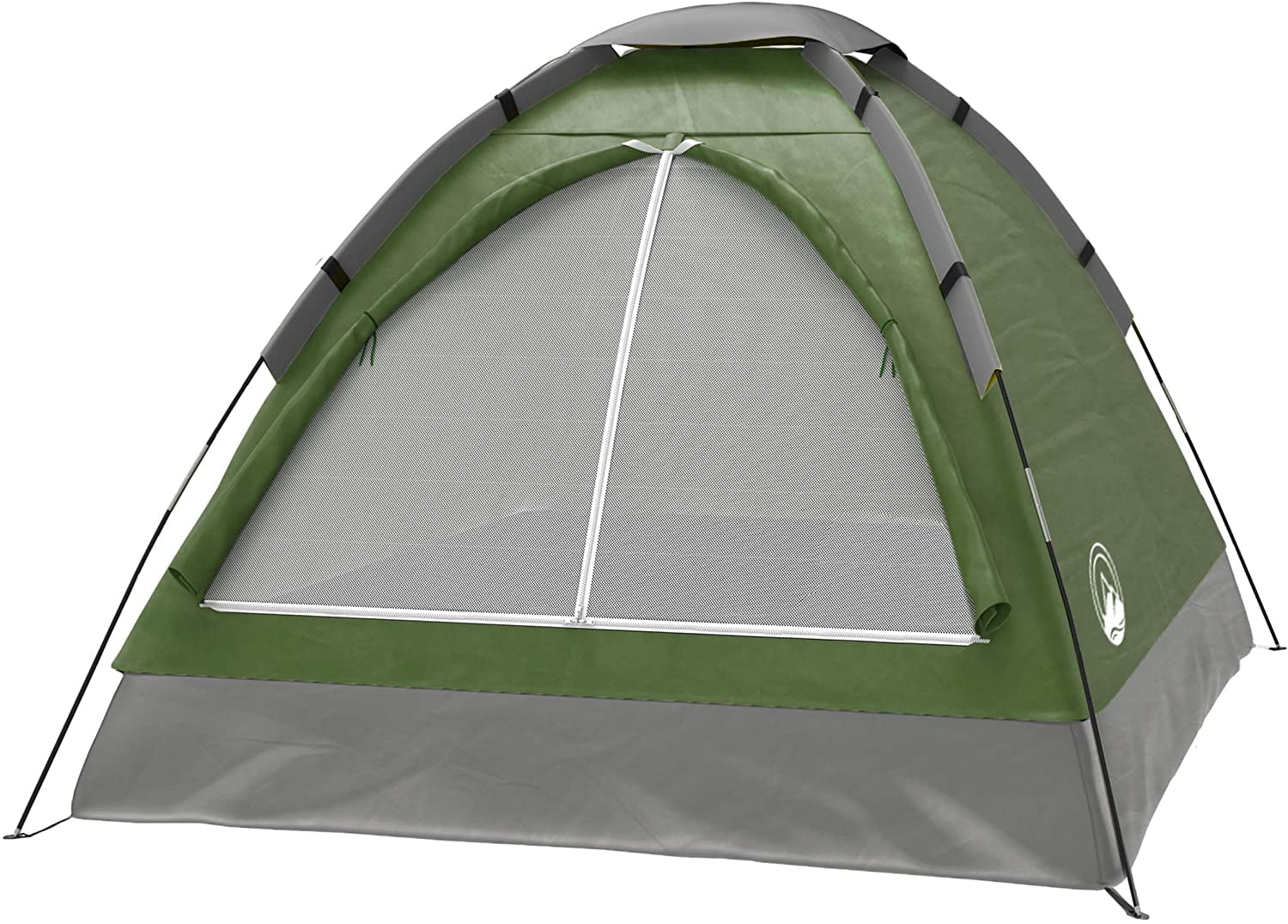 2-Person Camping Tent - Shelter with Rain Fly and Carrying Bag ...