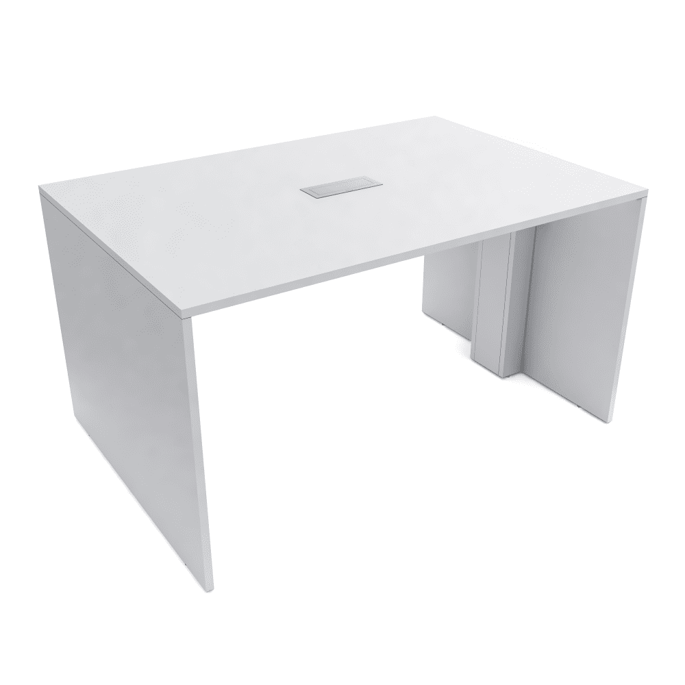 Counter Height Collaboration Table | 2 Person Face-to-Face Desk | 48 x ...