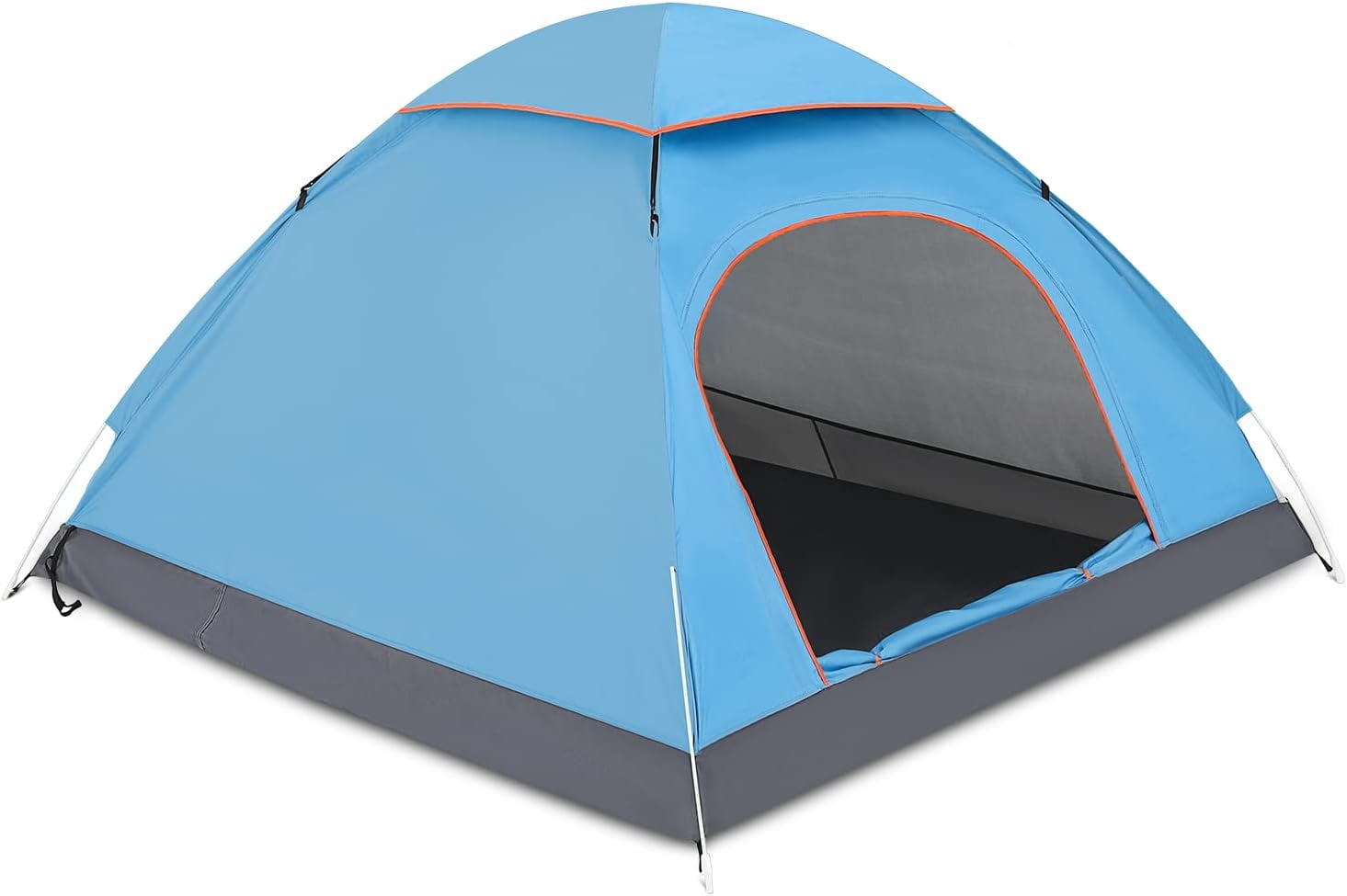 2 Person Dome Tent with Skylight, Ultralight Carry Family Tent Easy Set ...