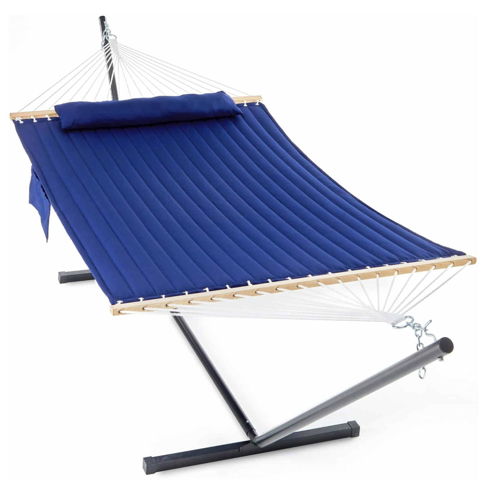 2 Person Hammock with Stand for Outside, Heavy Duty Steel Stand, Double ...