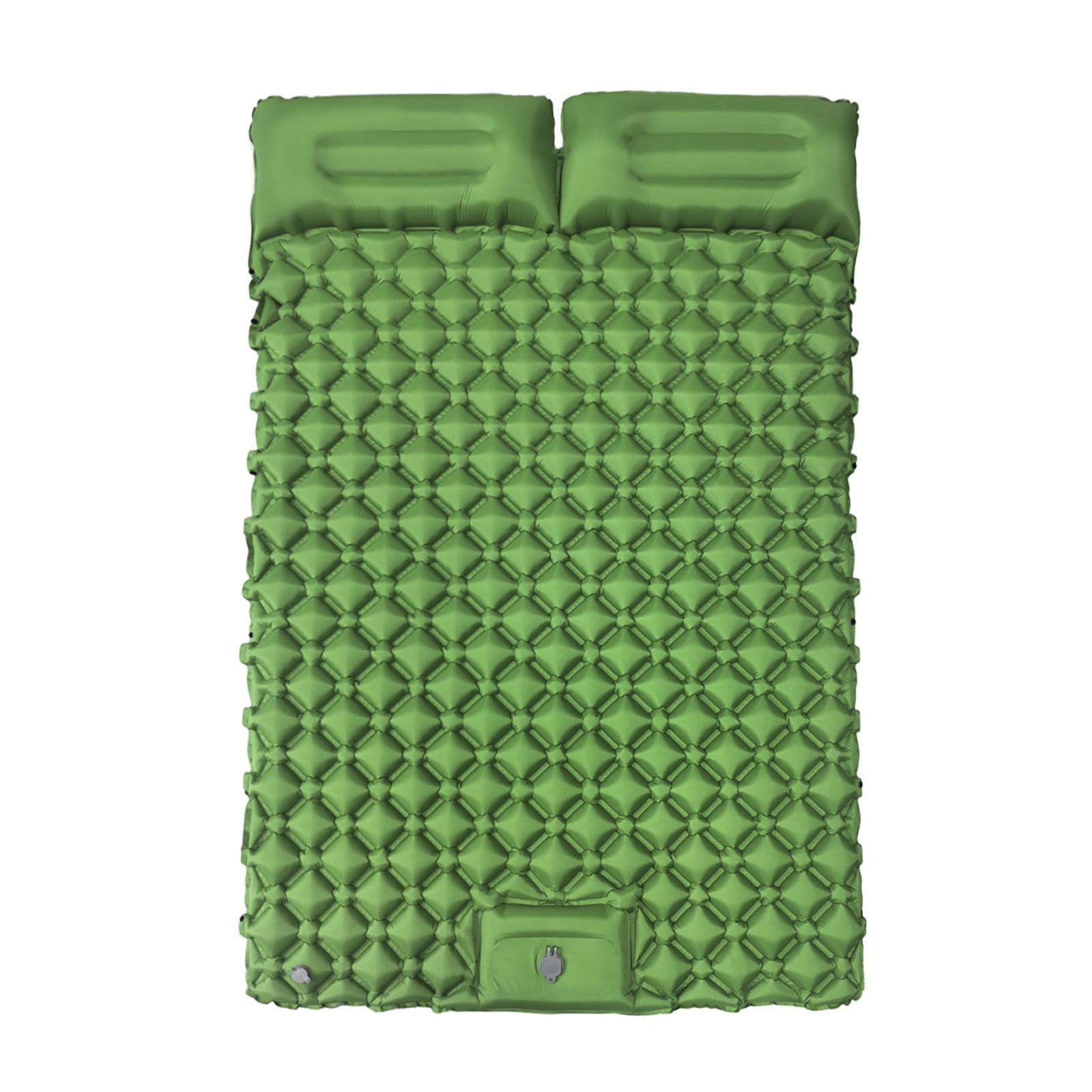 2-Person Inflatable Camping Mat - Double Sleeping Pad with Air Pillow ...