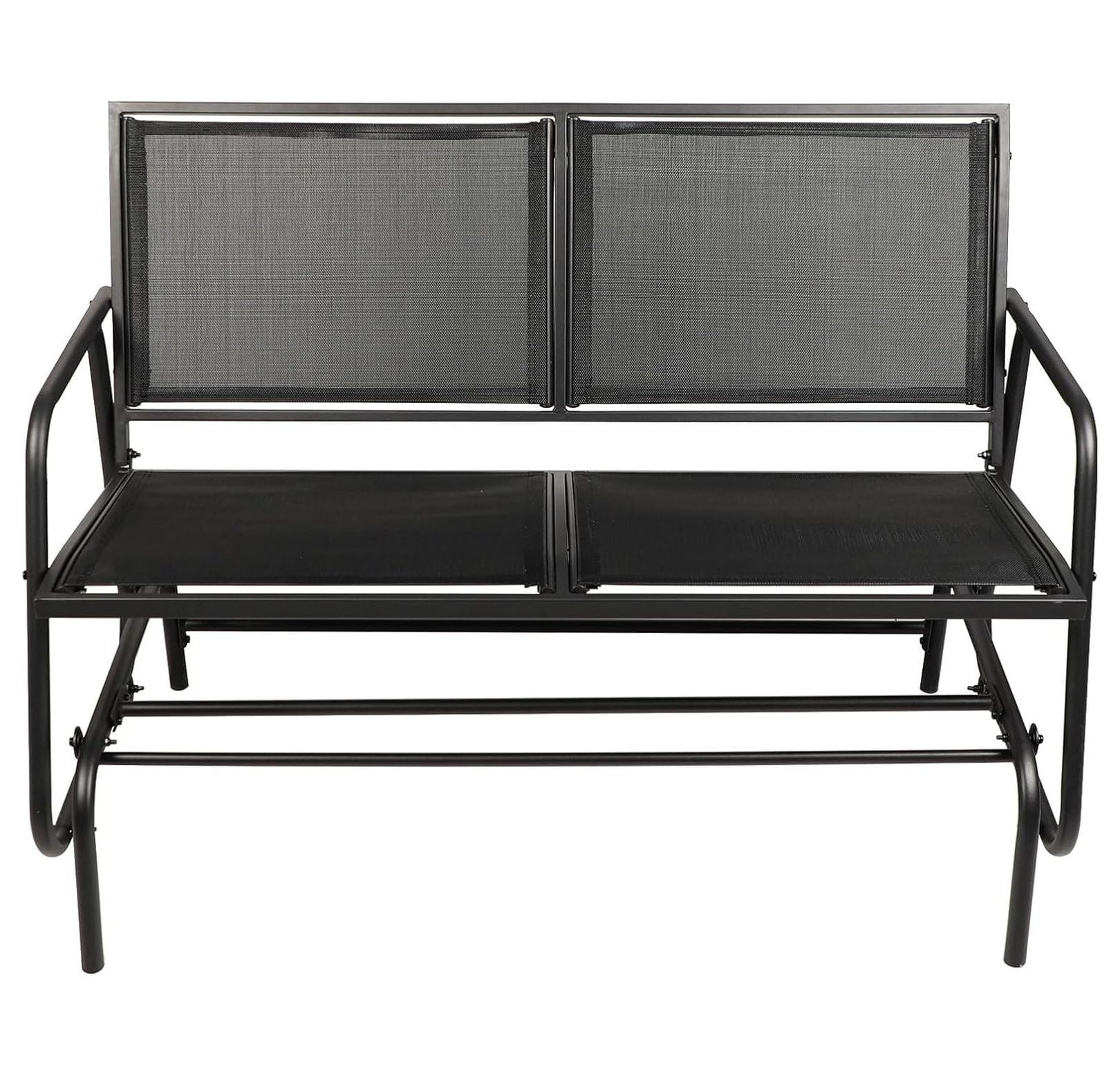 2-Person Outdoor Glider , 2 Seats Patio Double Rocking Chair, Loveseat ...