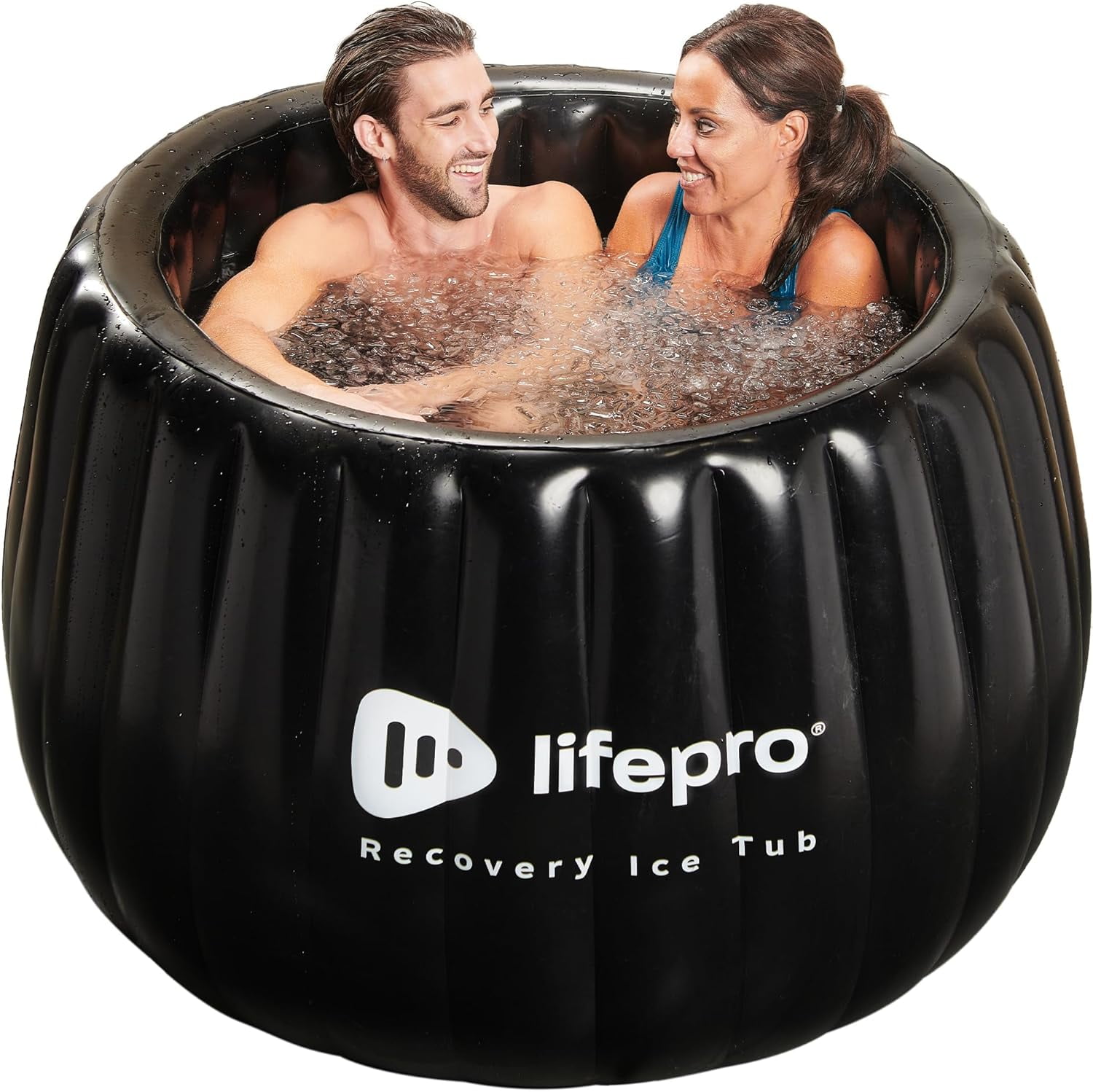 2-Person Portable Ice Bath Tub for Athletes XL - Self-Inflatable Adults ...