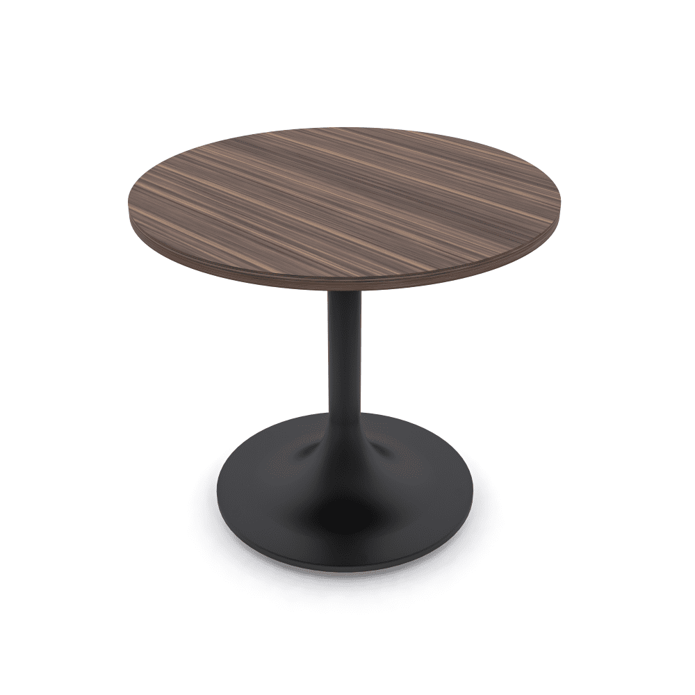 2 Person Small Round Table Tulip Base 34" Pedestal Meeting Room Table ...