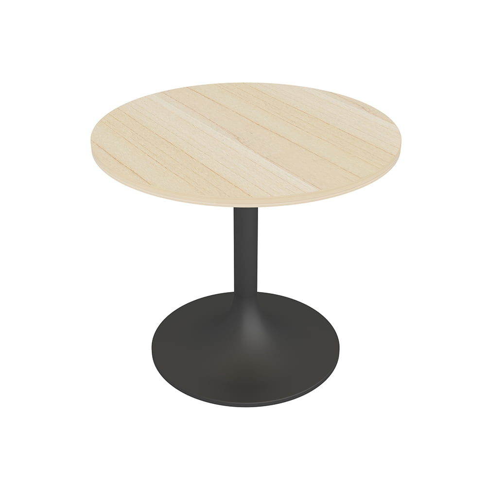 2 Person Small Round Table Tulip Base 34" Pedestal Meeting Room Table ...