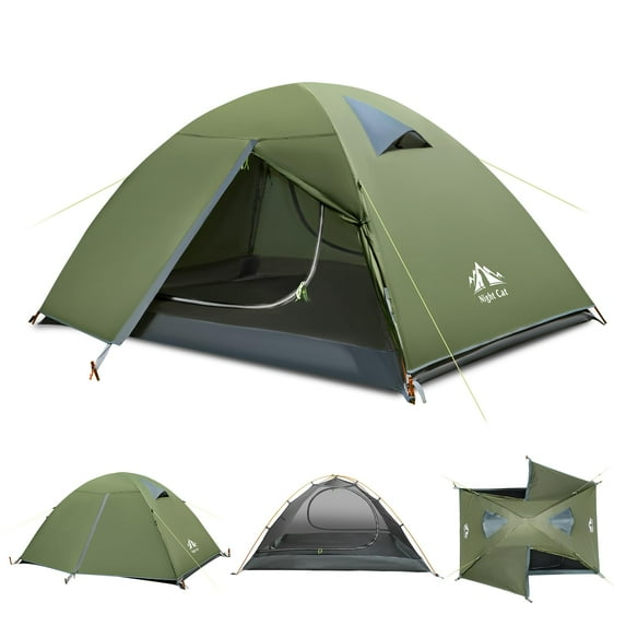 2-Persons Backpacking Tent: Waterproof Lightweight Camping Tent for Two ...