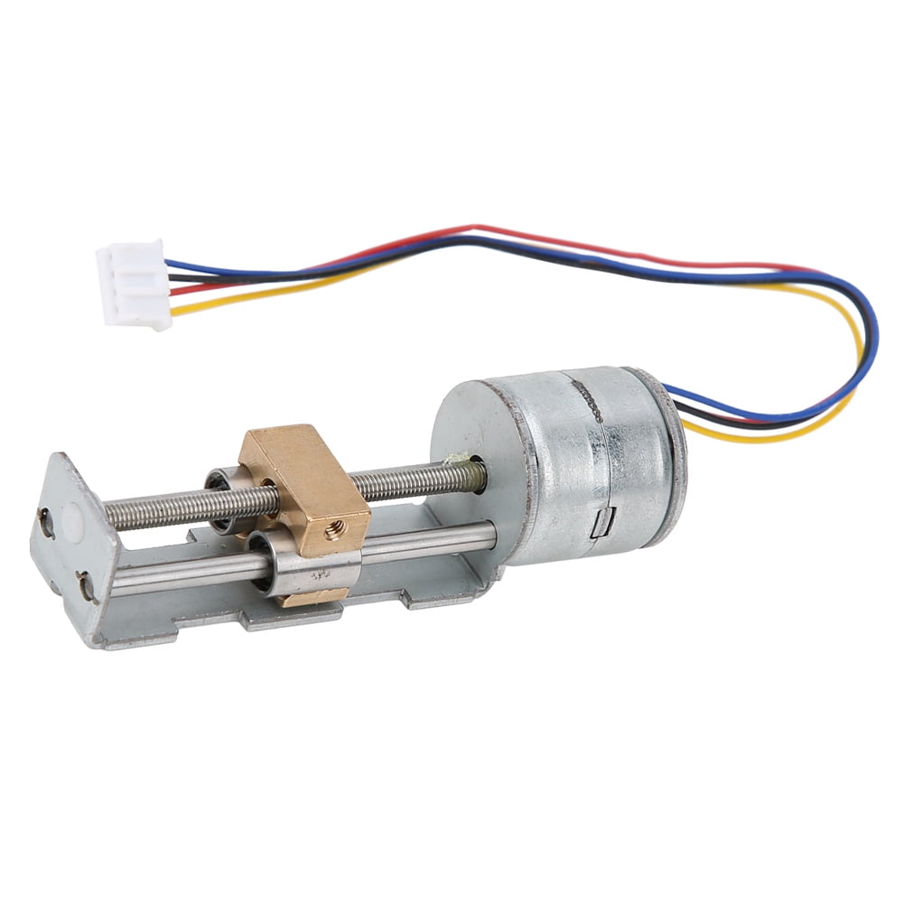 2 Phase 4 Wire Stepper Motor Metal Reducer Mini Linear Drive Stepper ...
