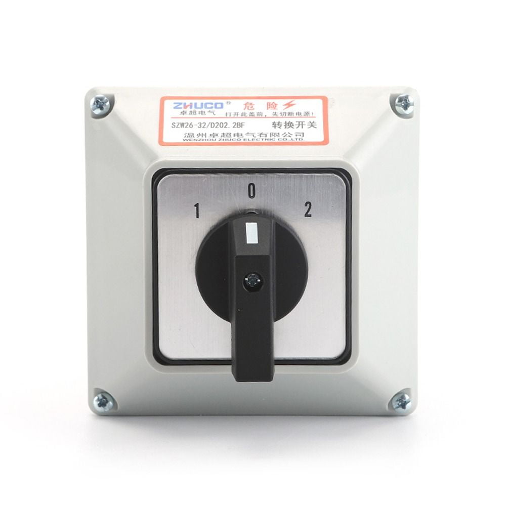 2 Phase Waterproof 8 Terminals SZW26-32/D202.2BF 660V 32A Rotary ...