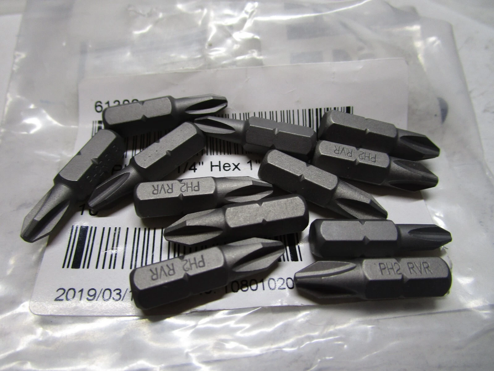 #2 Phillips 1/4"Hex 1"Oal Extra Hard Insert Bit Qty 13 - Walmart.com