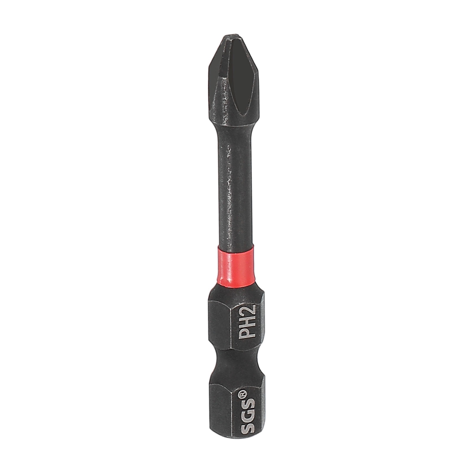 #2 Phillips Impact Screwdriver Bit PH2 1/4" Hex Shank 2" (50mm) Long ...