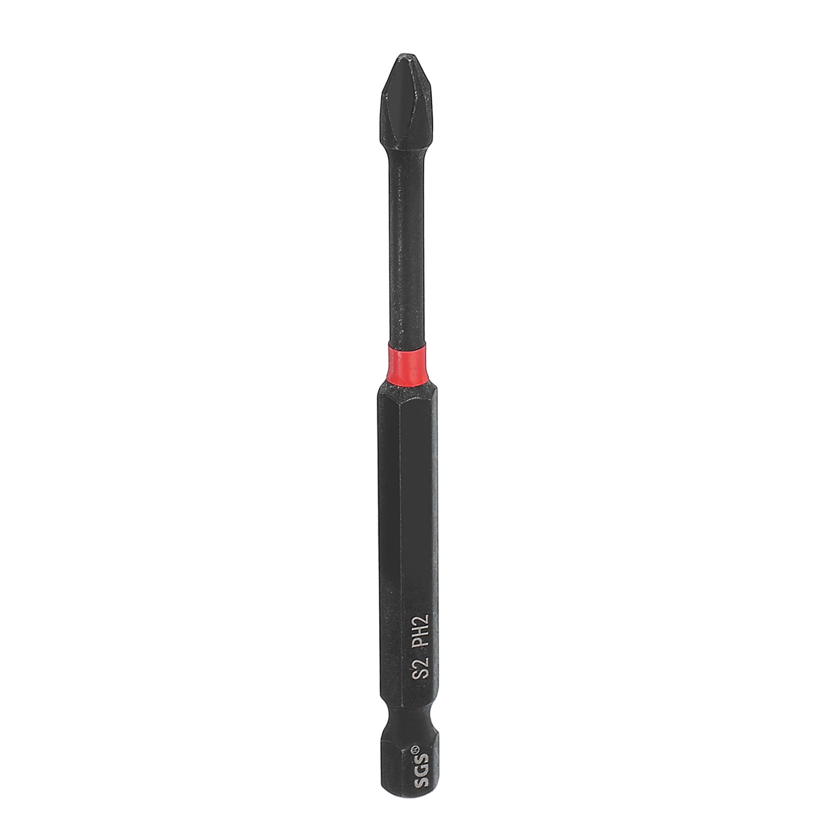 #2 Phillips Impact Screwdriver Bit PH2 1/4" Hex Shank 3.5" (90mm) Long ...