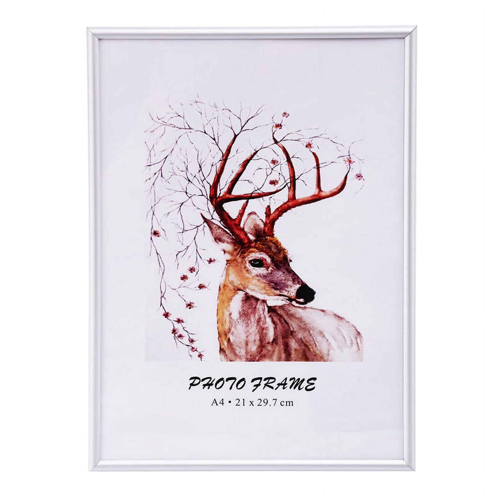 2 Picture Frames, A4 Silver with Unbreakable s, Frames for Family ...