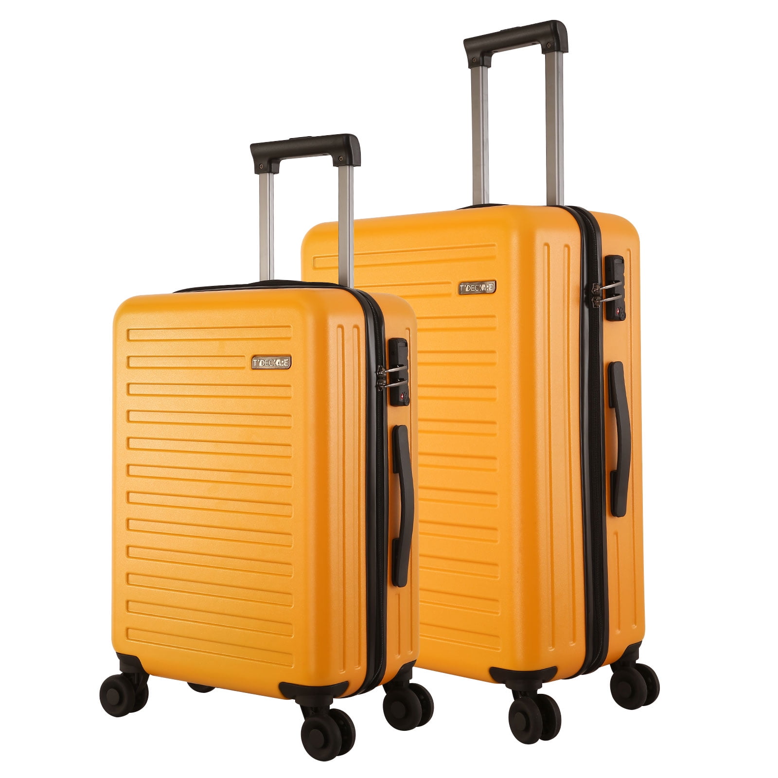 2 Piece 20/24 Luggage Set without Front Laptop Pocket, Lightweight ABS ...