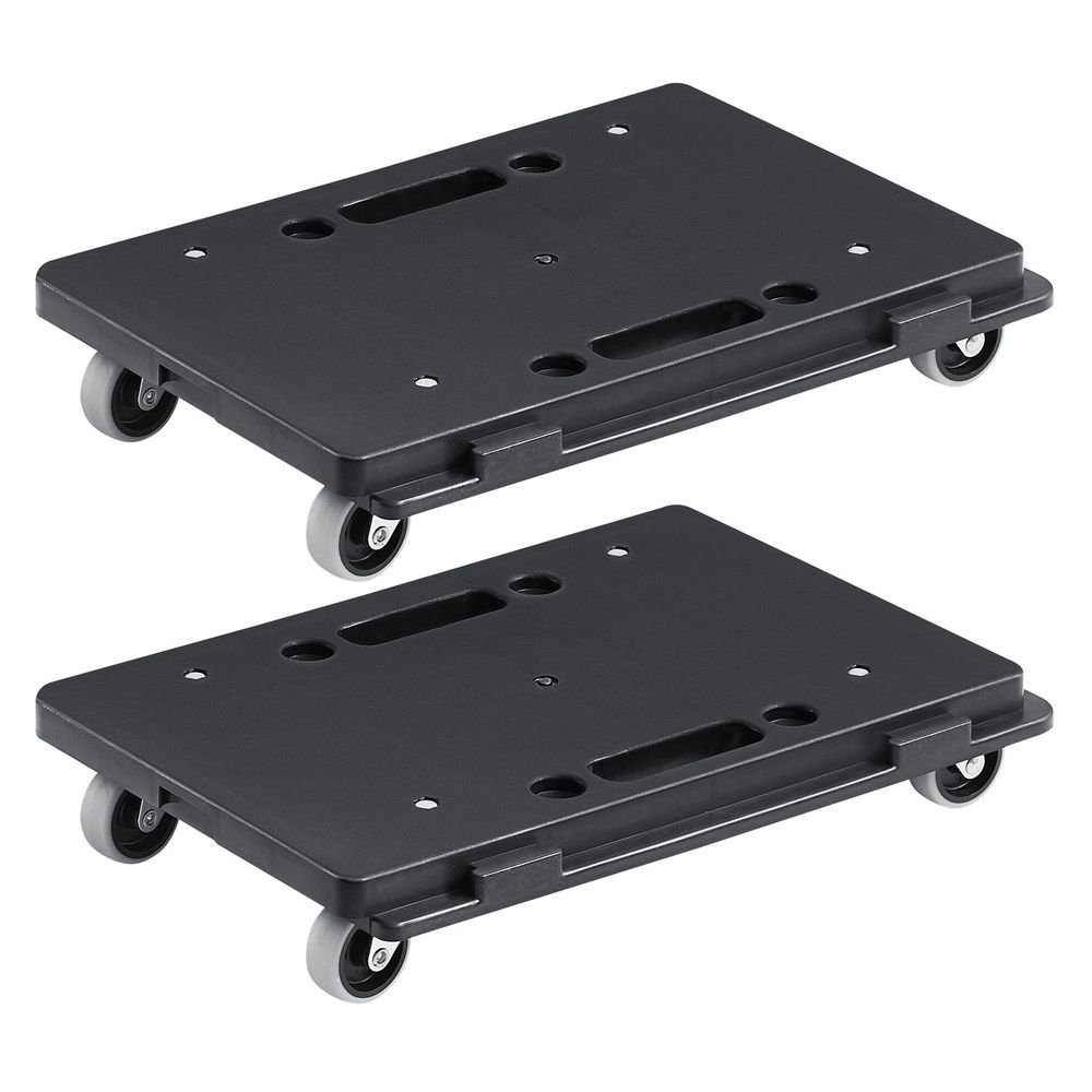 2-Piece 500LB capacity furniture cart, heavy duty four-wheel mobile ...