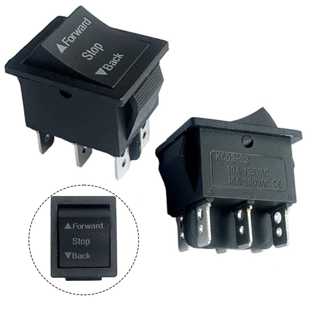 2-Piece 6/12/24V Forward/Reverse Switch For Ride-On Cars Rocker Switch ...