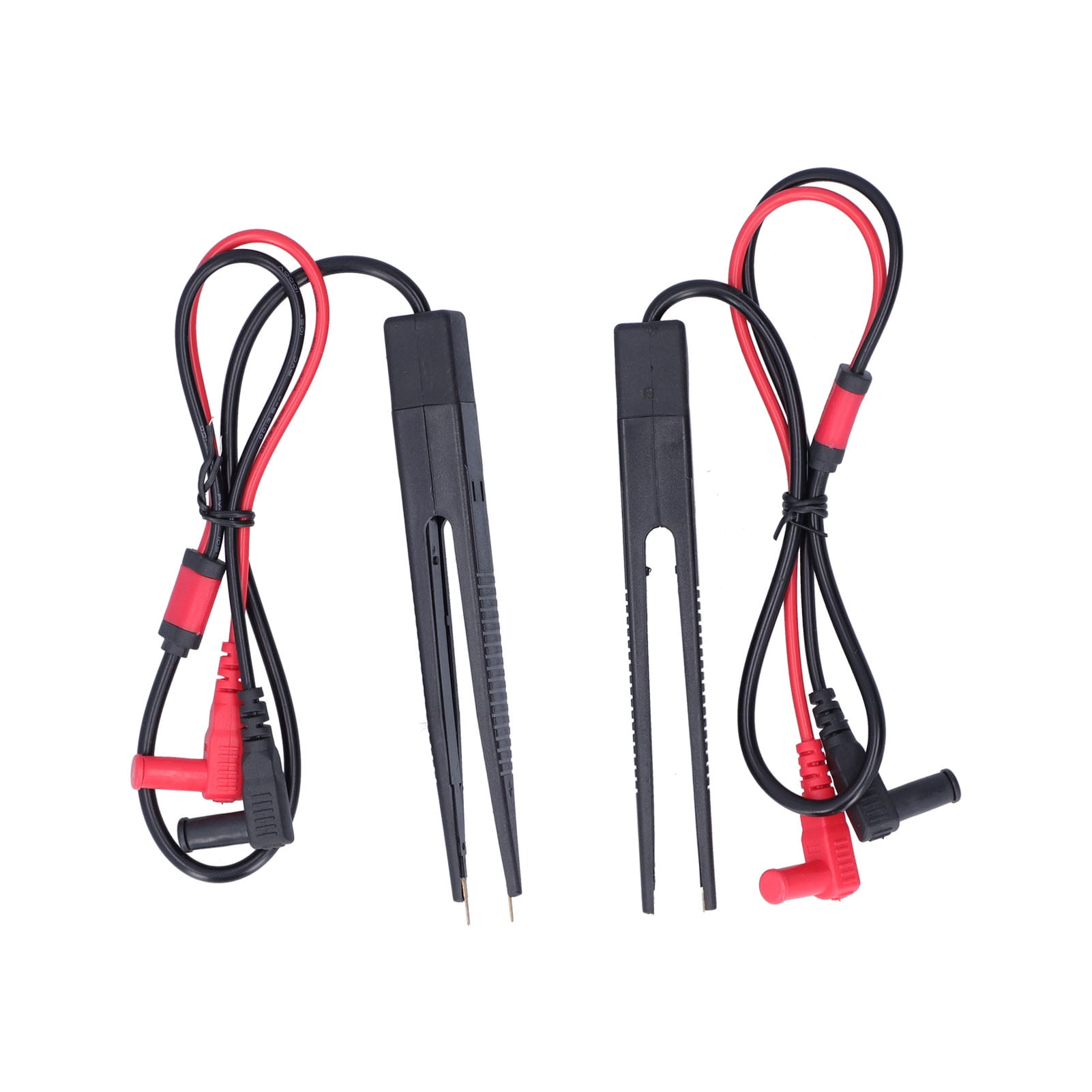 2-Piece ABS Multimeter Test Clip LCR SMD Tweezers for Capacitance ...