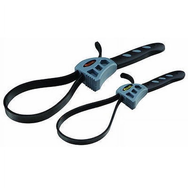2 Piece Adjustable Rubber Strap Wrench - Walmart Business Supplies