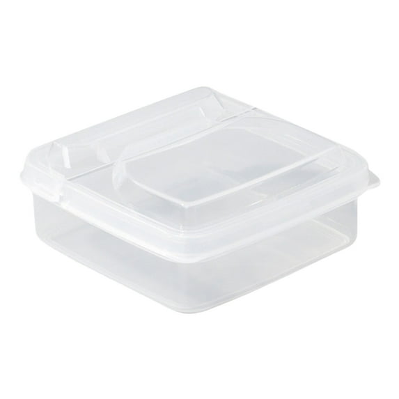 2-Piece Airtight Food Storage Container Set for Fresh Cheese Meat Meal ...