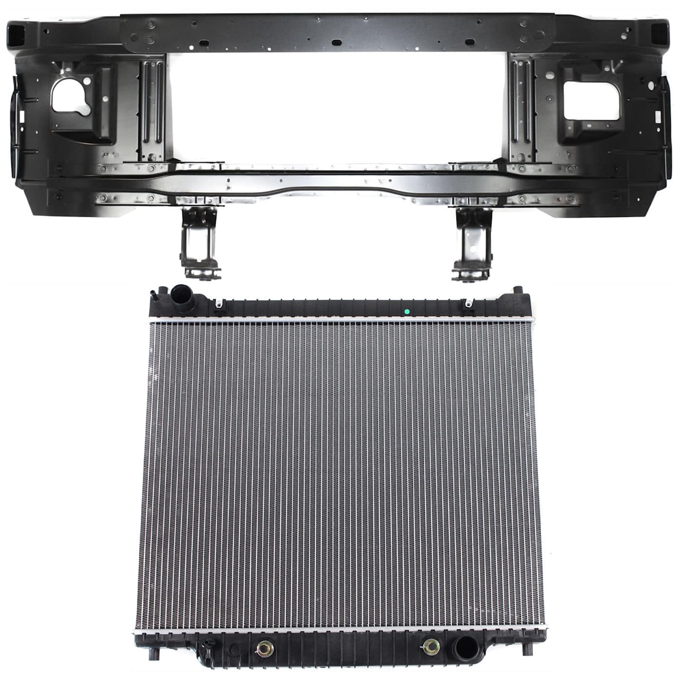 2-Piece Aluminum Core Radiator Kit for E350 for Van, E150, for E250 ...