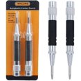 2-Piece Automatic Center Punch, 5 inch Spring Loaded Center Hole Punch ...