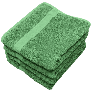 24 Pack - 12 x 12 White Cotton Ribbon Washcloths Rags - Lt Weight Thin ...