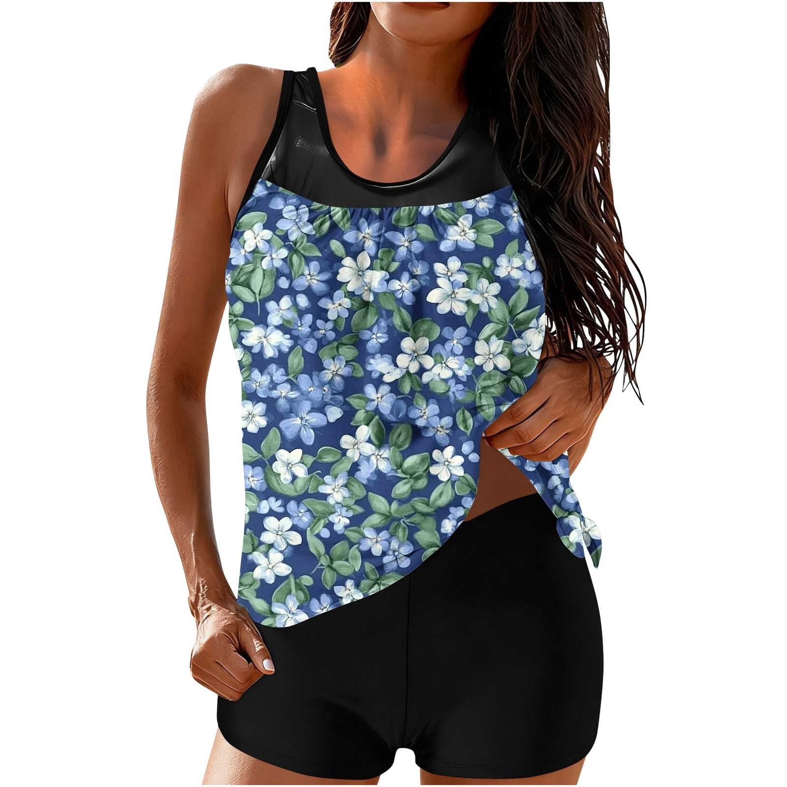 2 Piece Bathing Suits for Women,Summer Tankini Swimsuits for Women 2026 ...