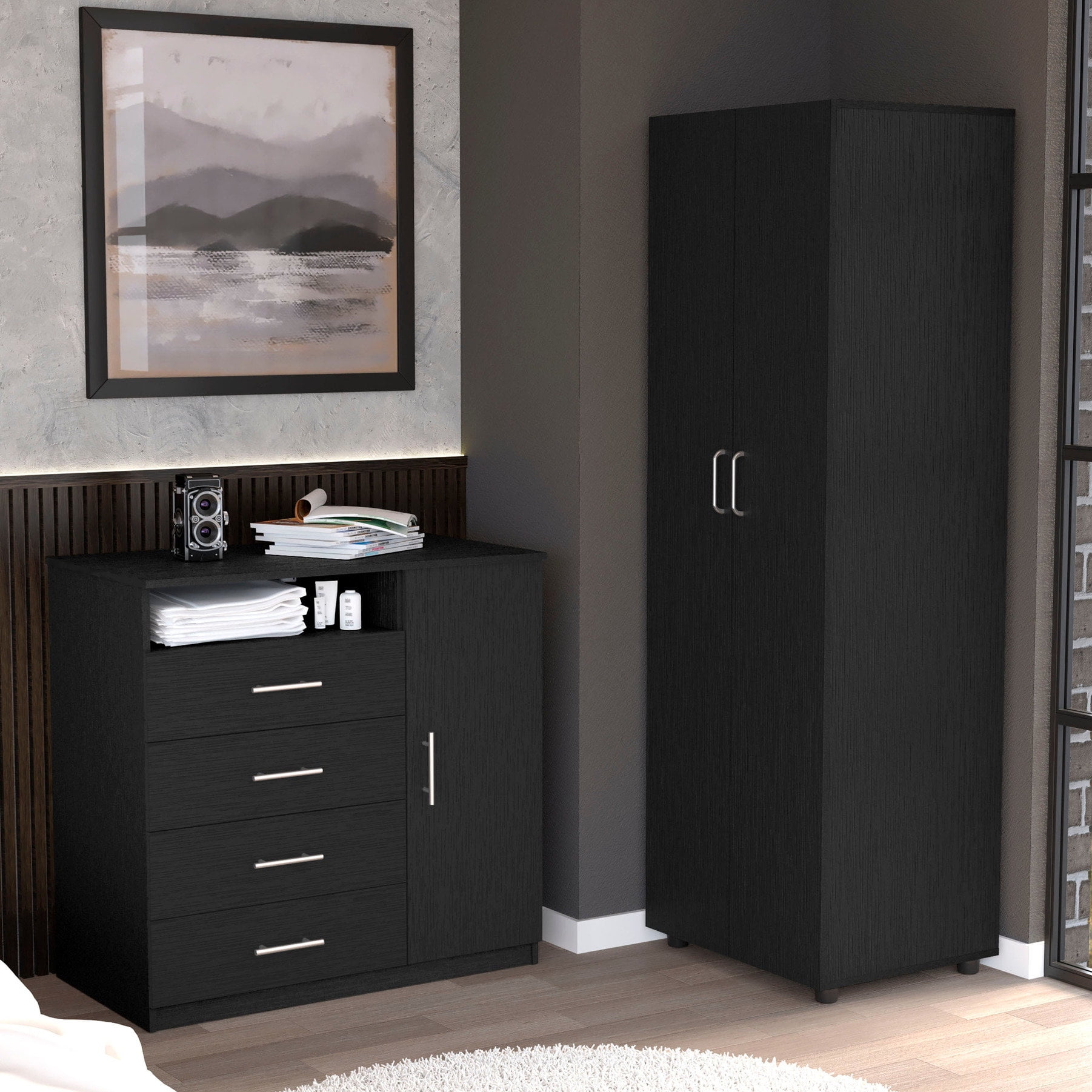 2 Piece Bedroom Furniture Kit | Guided Assembly with Clear Instructions ...