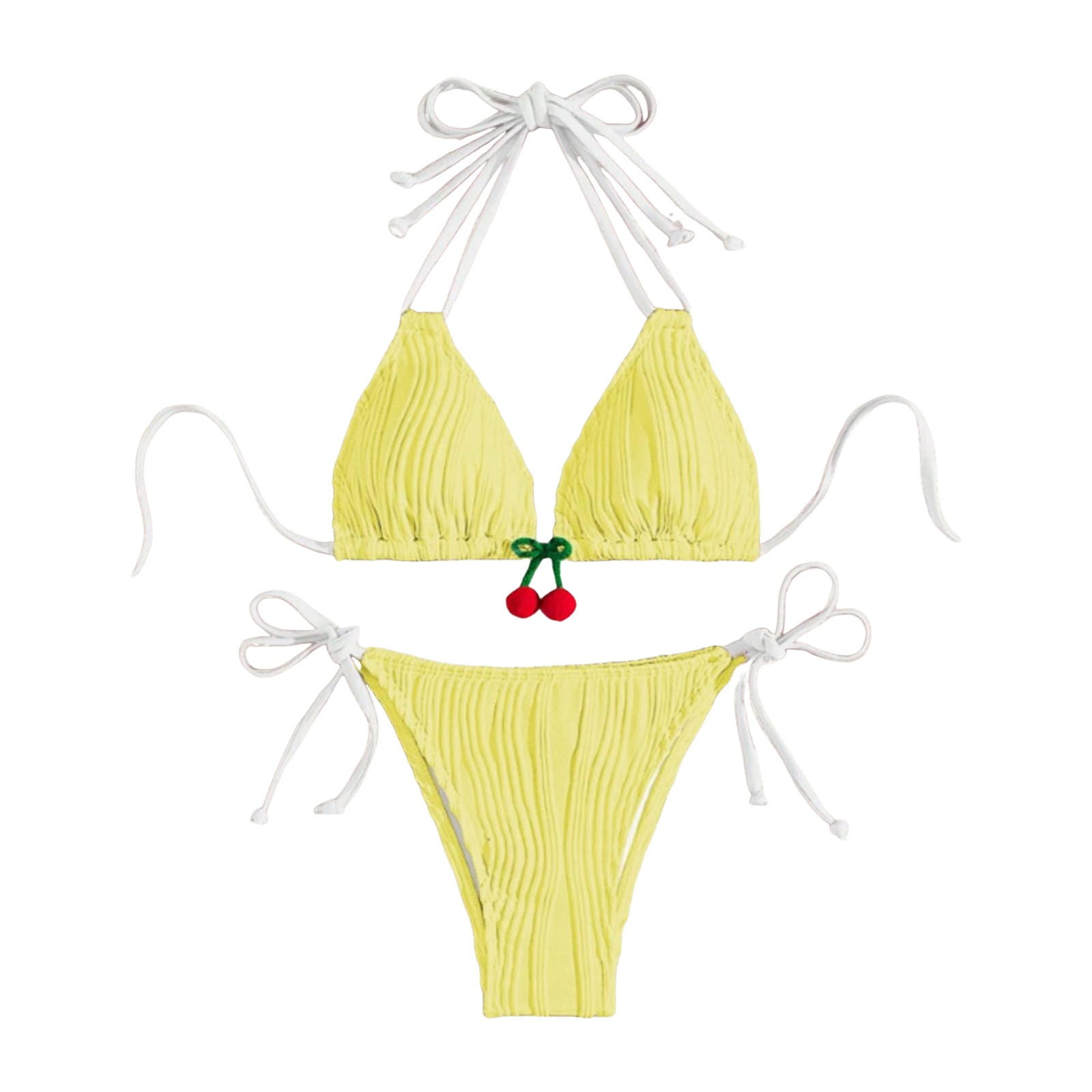 2 Piece Bikinis V-Neck for Women Women's Super Bikini Three Point ...