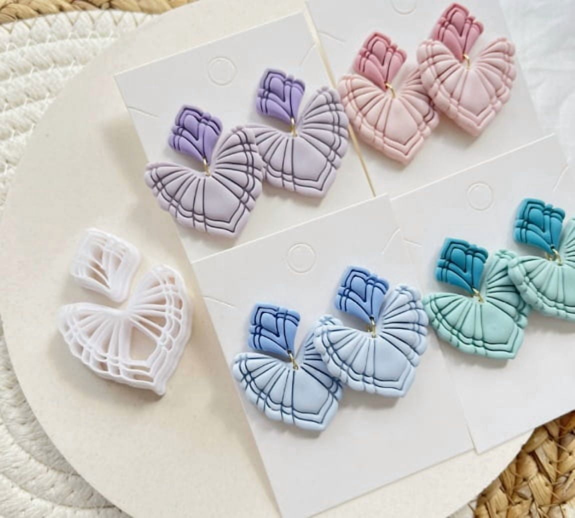 2-Piece Boho Style Soft Clay Molds for DIY Crafts and Projects ...