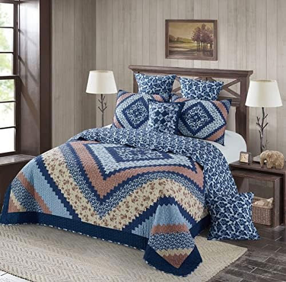 2 Piece Cabin Bedding Set - Around The Block - Rustic Country ...