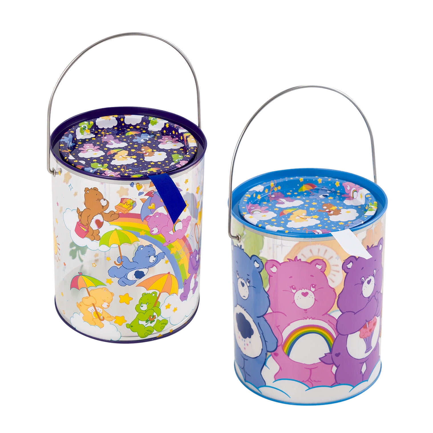 2 Piece Care Bears Clear Canister Bucket, 6.25", Party - Walmart.com