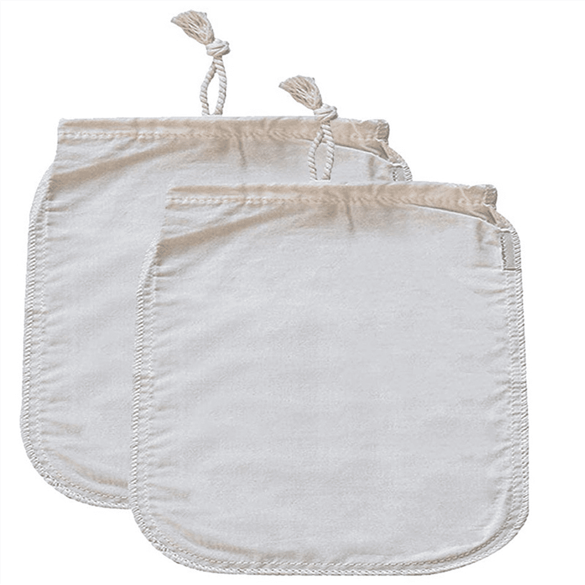 2-Piece Cheese Cloth, Fine Mesh Cord Cheesecloth Bag, Multiple-Use ...