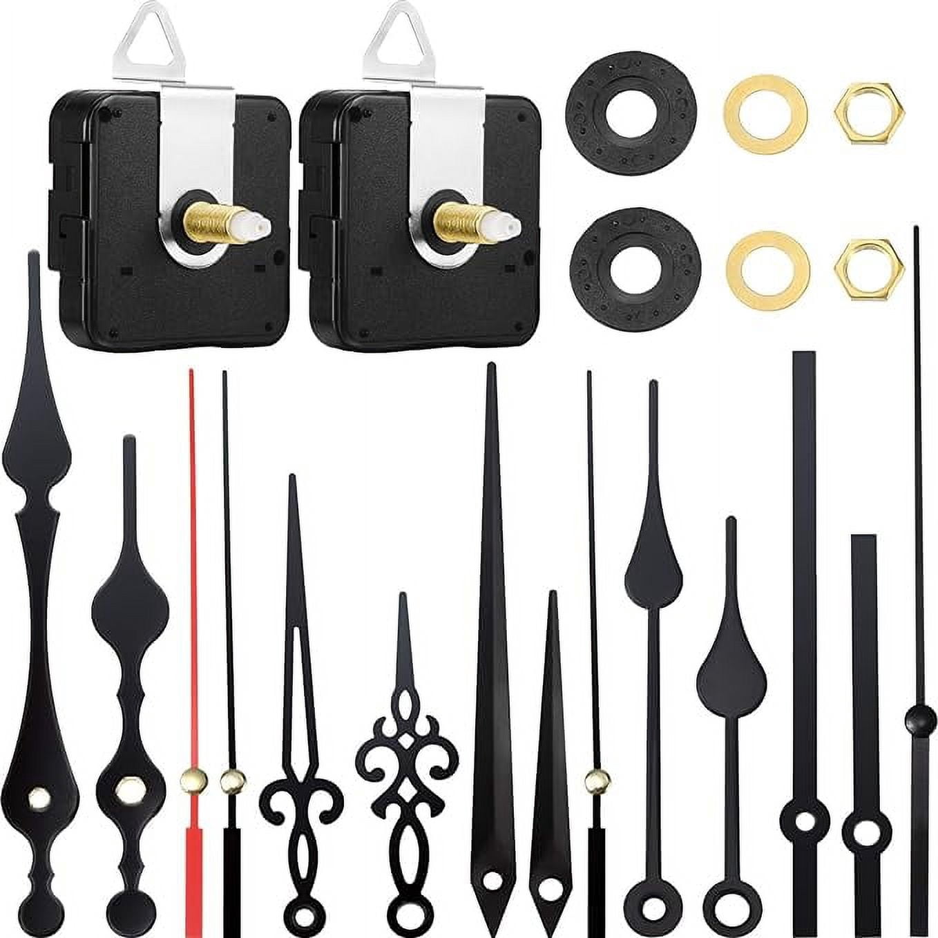 2 Piece Clock Mechanism Clock Movement Mechanism Clock Battery Silent ...