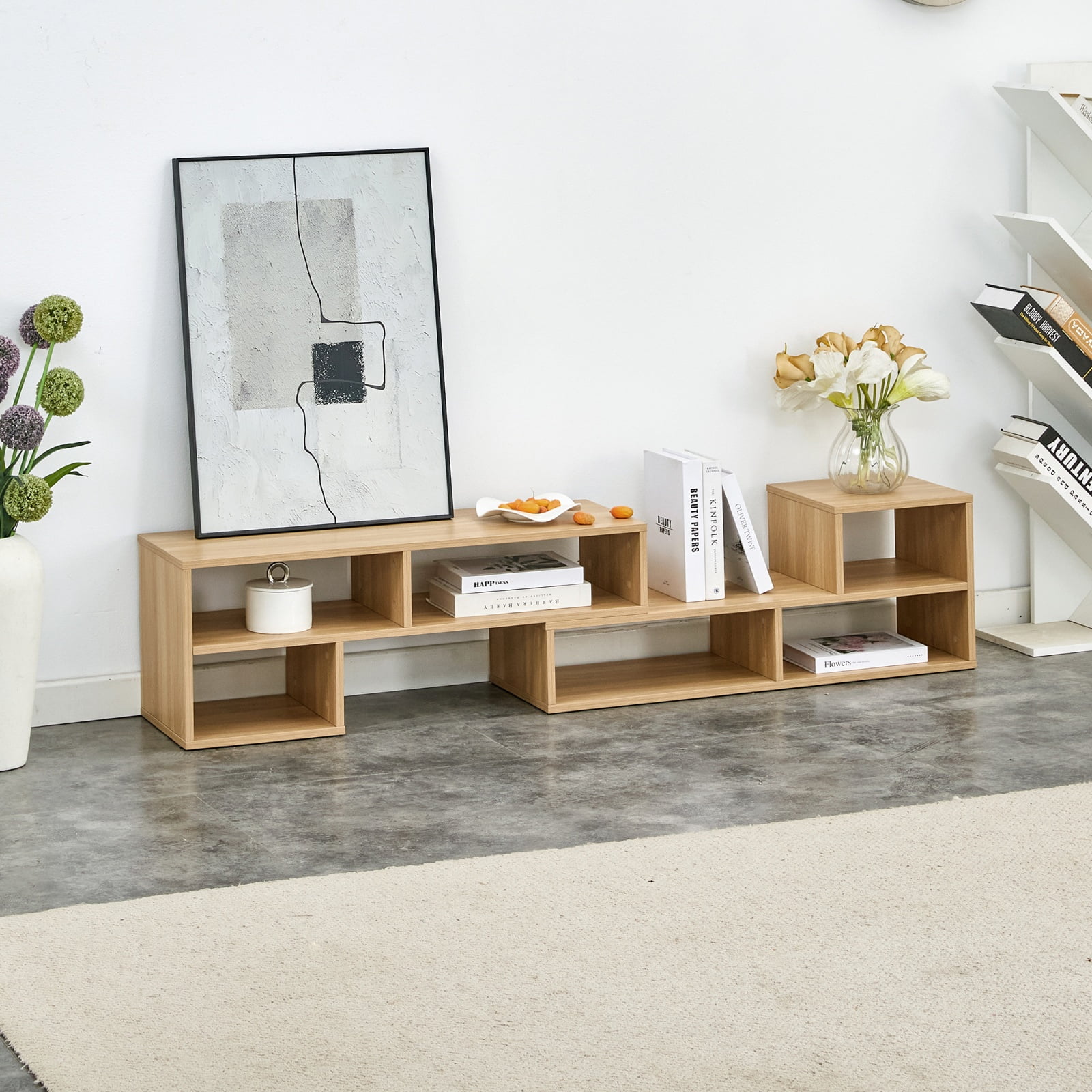 2-Piece Cube TV Stand, Freely Customizable L-Shaped Gaming ...