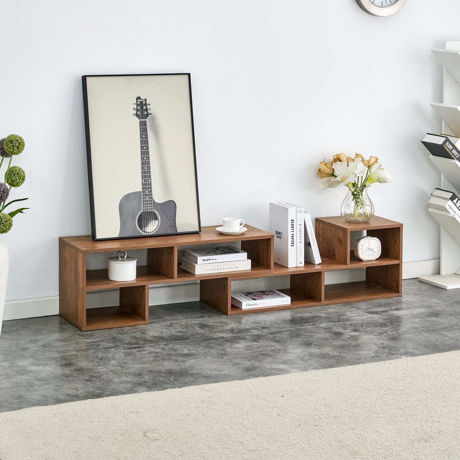 2-Piece Cube TV Stand, Freely Customizable L-Shaped Gaming ...
