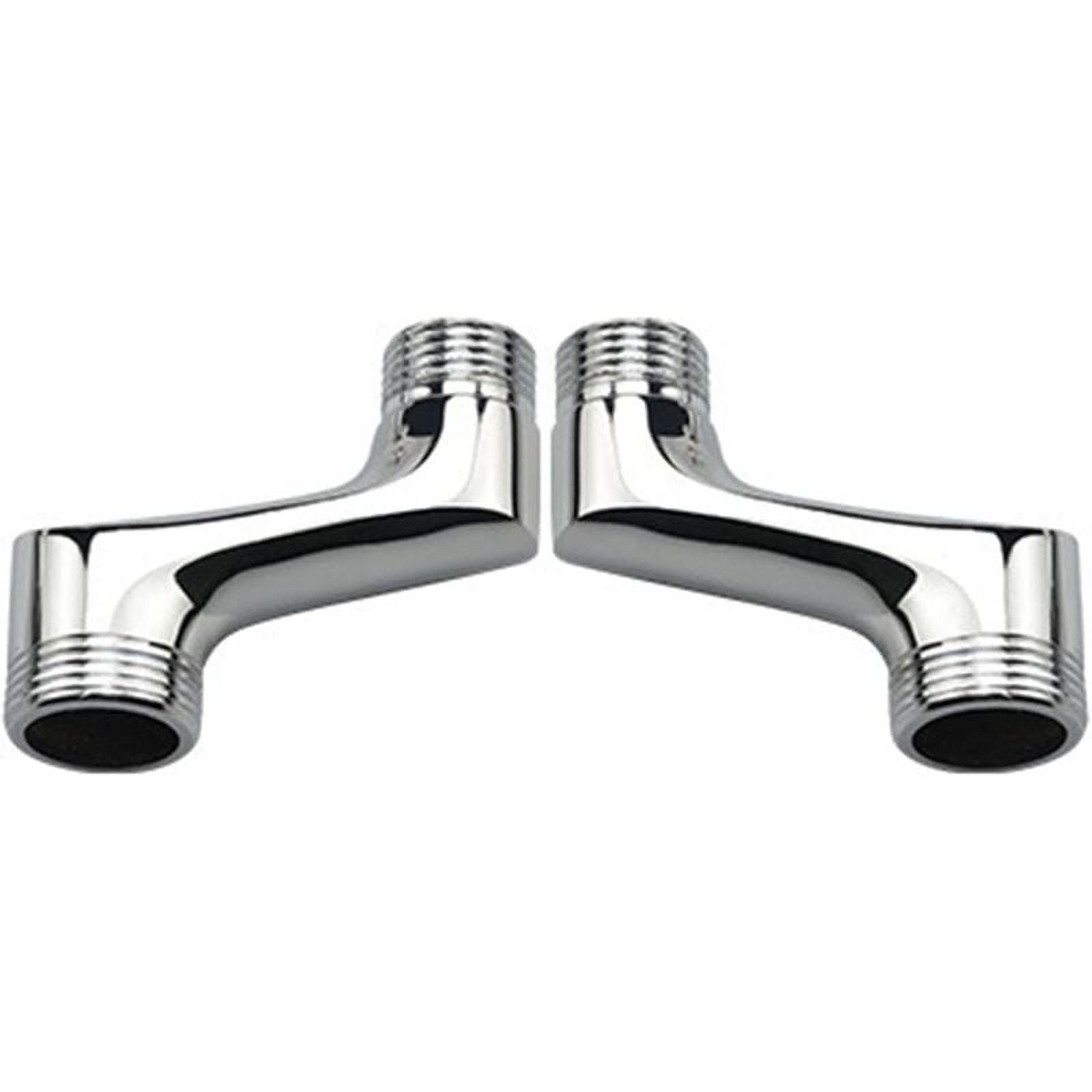 2-Piece Curved Countertop Shower Connection, Brass Curved Reducer ...