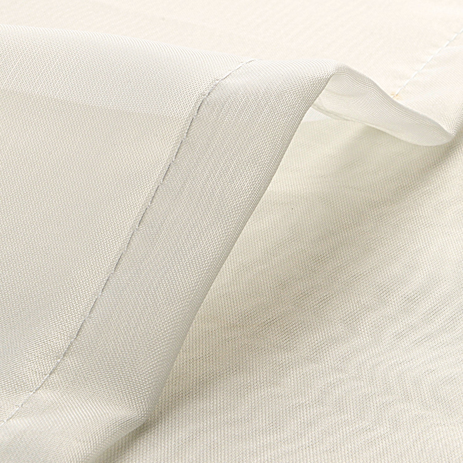 2 Piece Delux High Woven Thread Window Sheer Curtains Grommet Panels 54 ...