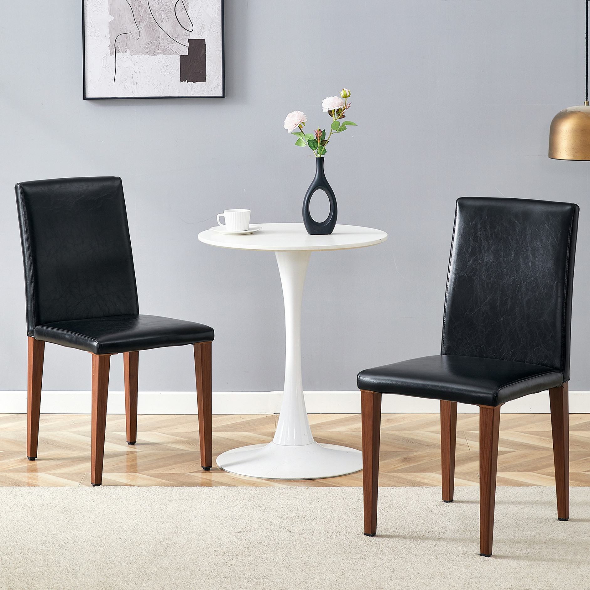 2 - Piece Dining Chair Set | Ideal for Industrial and Minimalist Homes ...