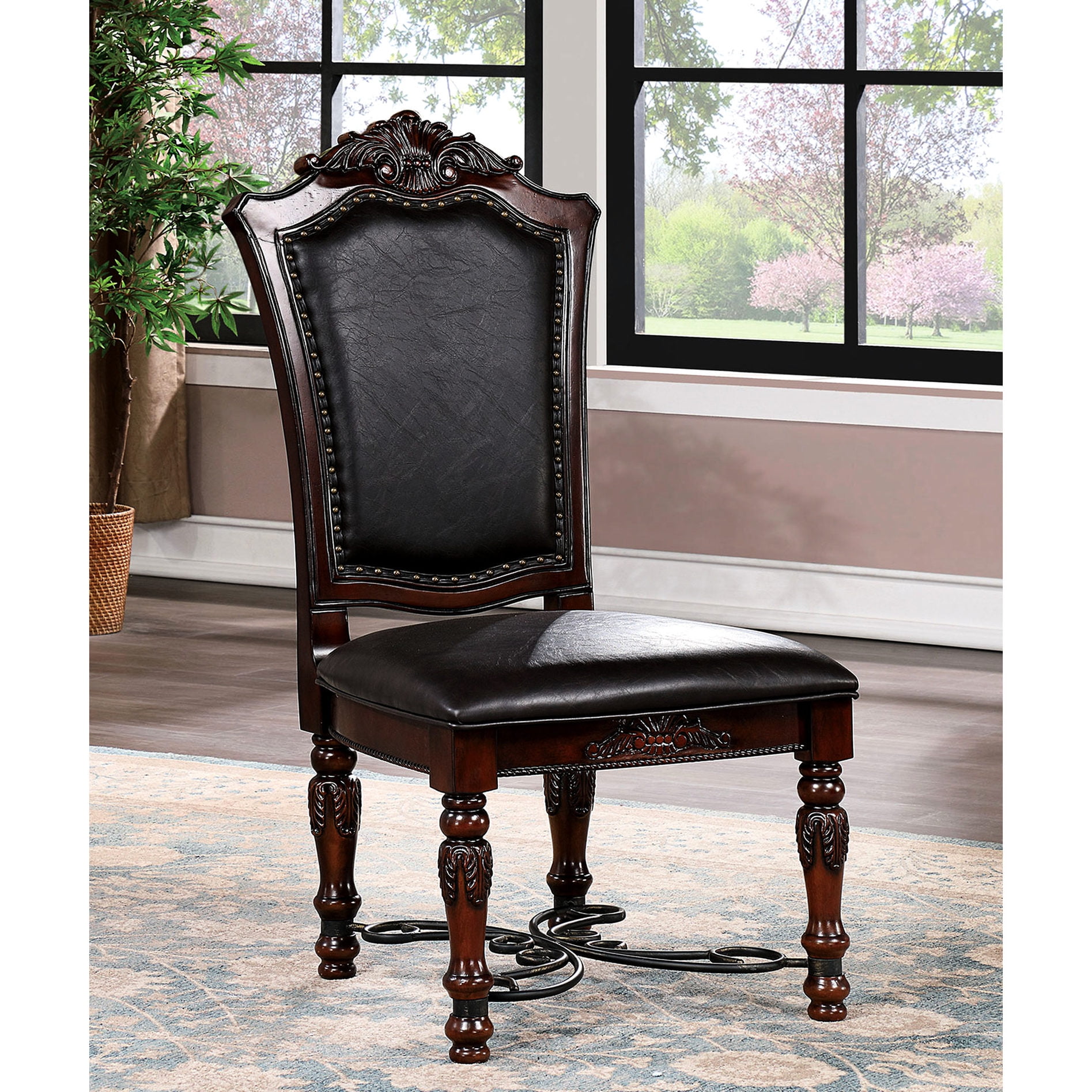 2-Piece Dining Chair Set | Perfect for Elegant Dining Scenes | Solid ...