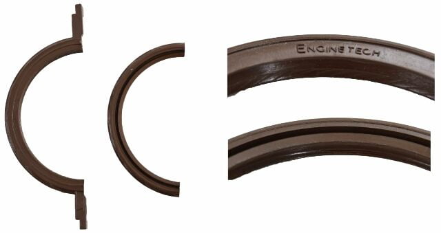 2-Piece Double Lip Rear Main Seal for 87-99 AMC/Jeep 242 258 OHV 12V ...